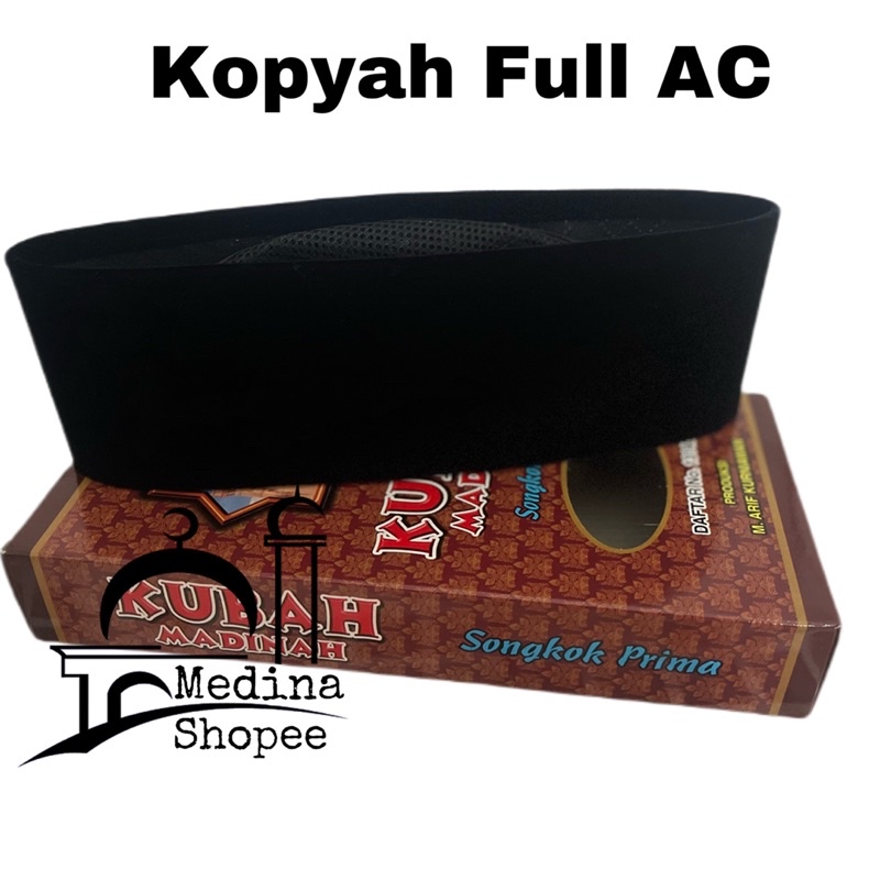 Kopyah full AC - Black velvet Peci full AC - kopyah tall 9 | Shopee ...