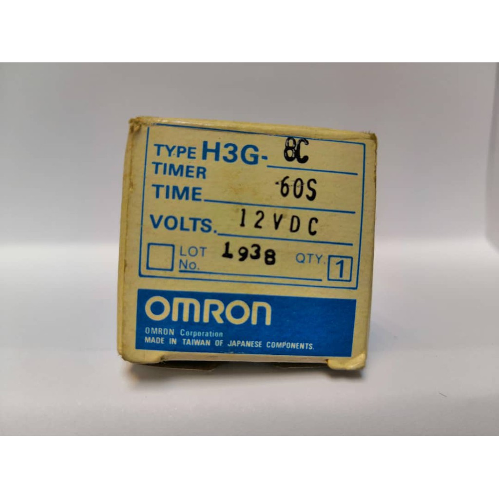 OMRON H3G-8C DC12 60S Timer, DPDT | Shopee Malaysia
