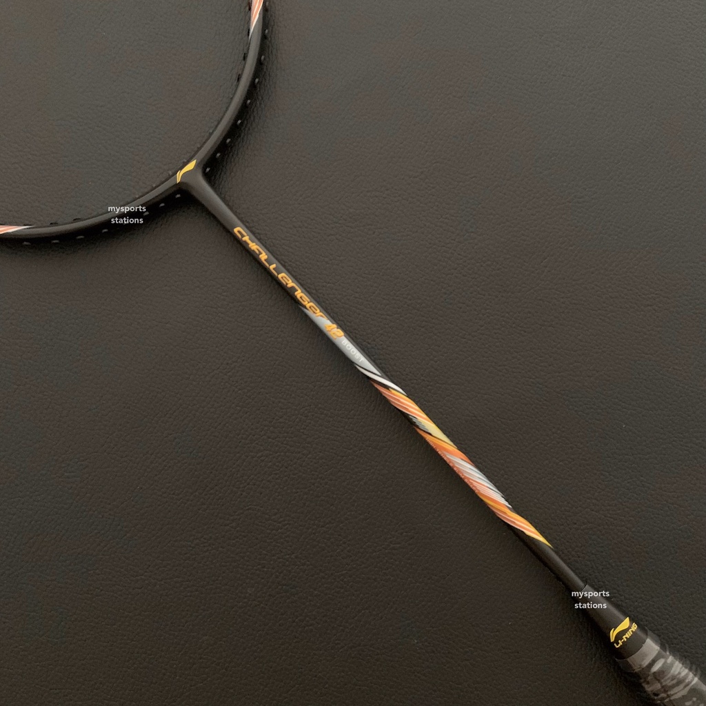 LI-NING Challenger 42 Boost 4UG6 (For Smash) Black-Red Badminton Racket ...