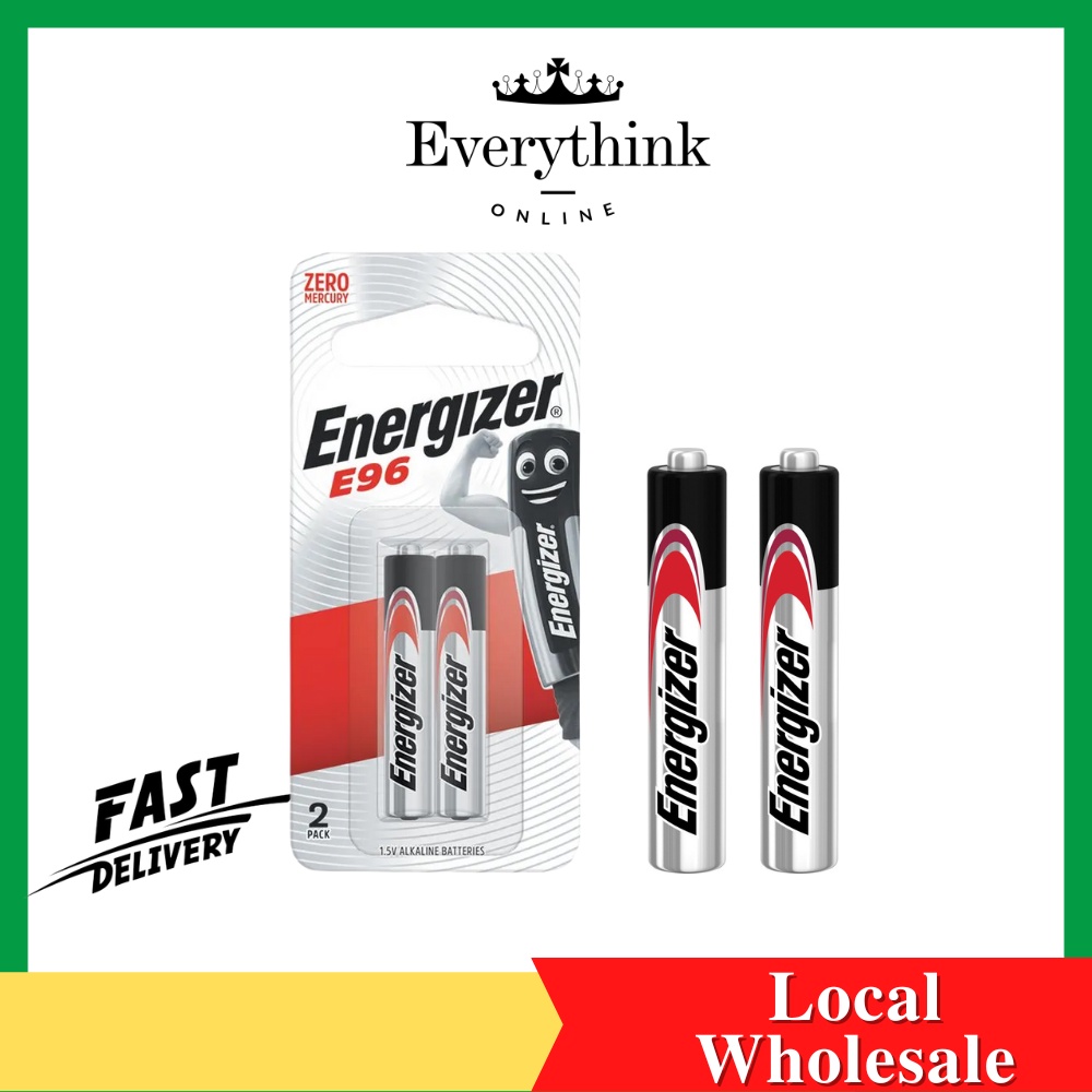 [READY STOCK] ENERGIZER E96 AAAA 1.5V MAX ALKALINE BATTERY BATTERIES ...