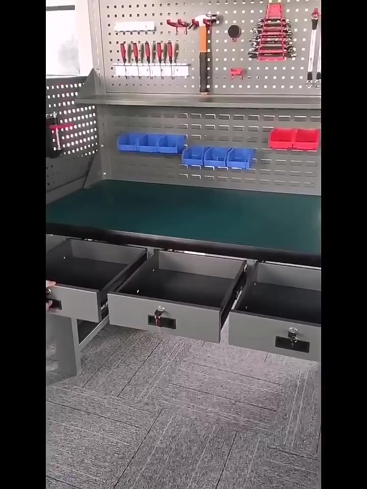 Anti-static Workbench Heavy-Duty Fitter Table Workshop Inspection ...