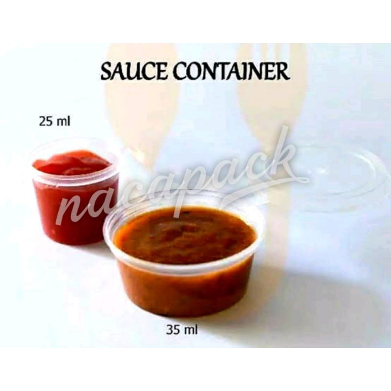 Plastic Sauce Container / Sambal Cup / Sauce Container 25 - 35 ml @ 50 ...