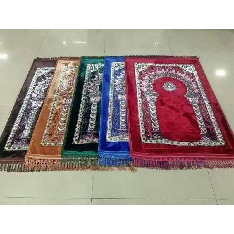 Sajadah for Muslims prayers, Solat Sajada (Random Colors) | Shopee Malaysia