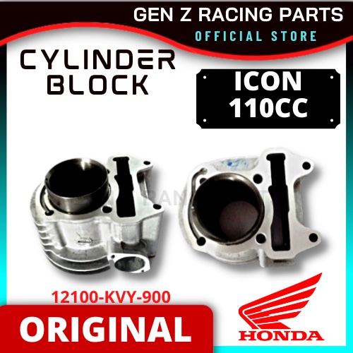 Honda Icon 110cc Cylinder Block Comp (Original) Engine Block Icon ...
