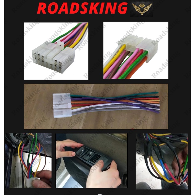 PROTON SAGA BLM FLX POWER WINDOW MAIN SWITCH CABLE SOCKETCONNECTOR ...