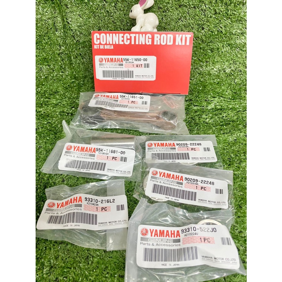 YAMAHA RXZ CONNECTING ROD KIT SET /CON ROD SET 100% JAMIN ORIGINAL ...