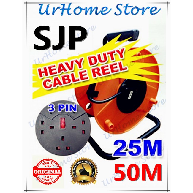 { OFFER } SJP 990 CABLE REEL EXTENSION SET c/w 1.25MM×25METER/50METER ...