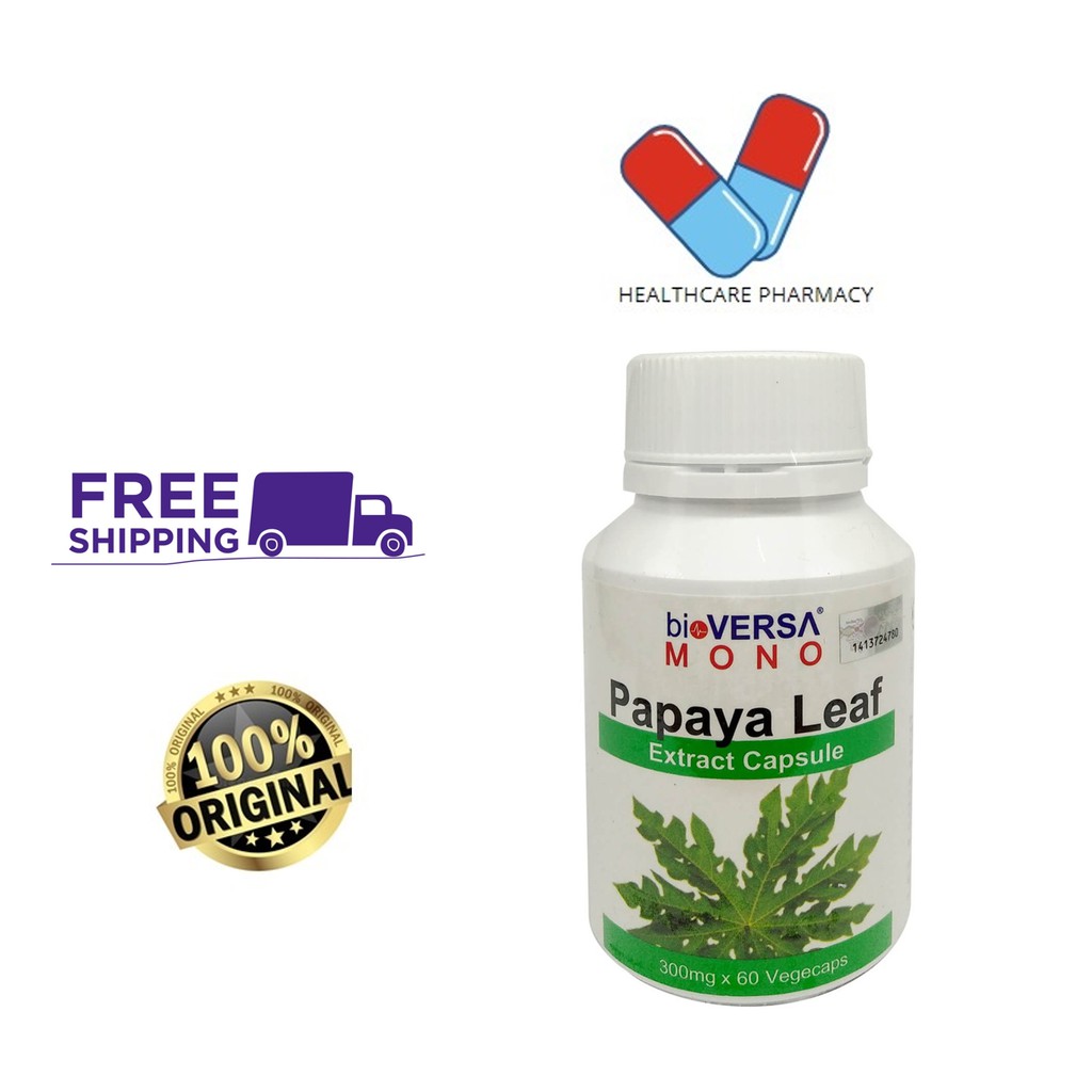 BIOVERSA PAPAYA LEAF CAPSULES (60'S) | Shopee Malaysia