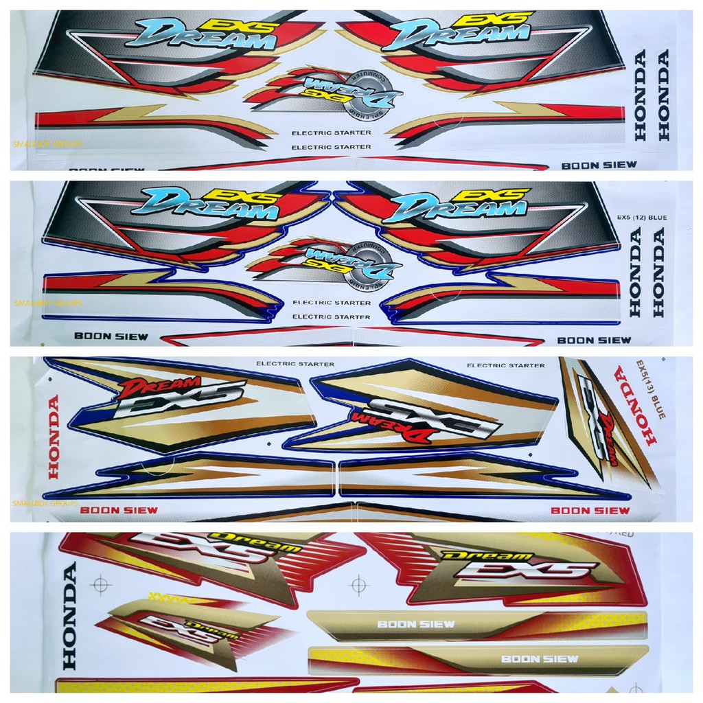 HONDA EX5 DREAM STICKER SET | Shopee Malaysia
