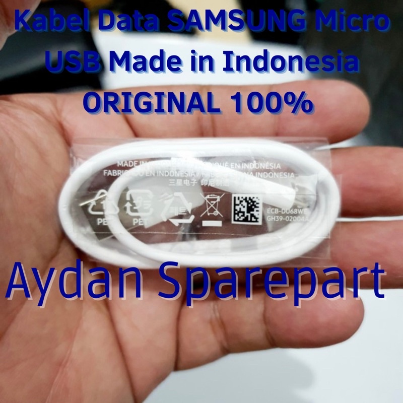 Samsung MICRO USB DATA Cable MADE IN INDONESIA FAST CHARGING 100% ...