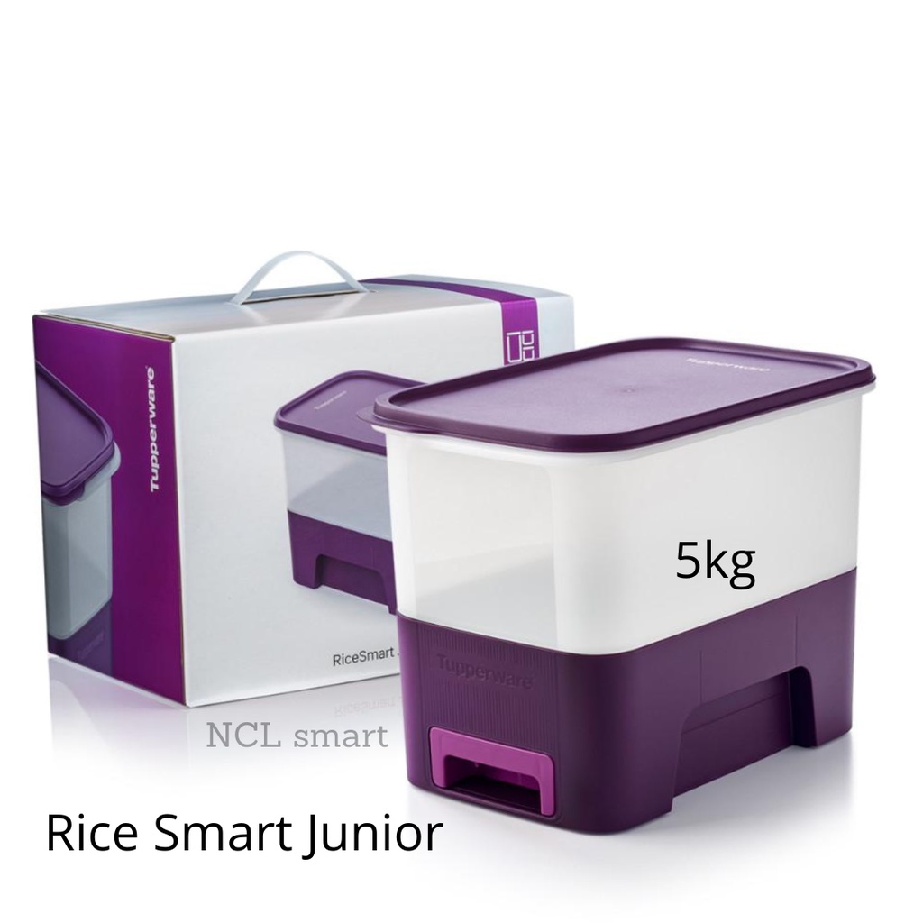 Tupperware Rice Smart Junior 5kg Dark Purple New Product beras small ...