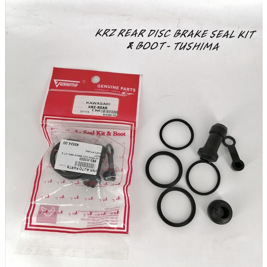 KAWASAKI KRZ REAR DISC BRAKE SEAL KIT & BOOT (SET) - TUSHIMA | Shopee ...