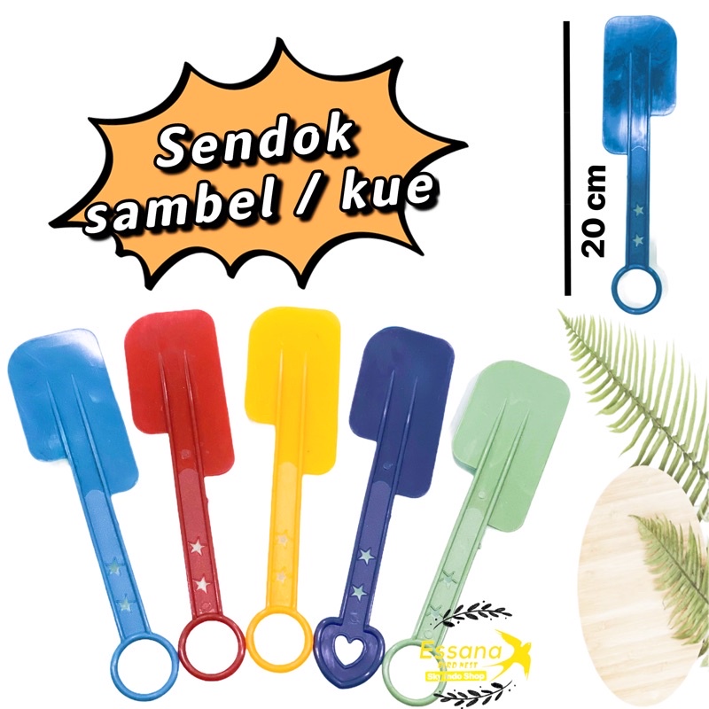 Plastic Dough Spoon | Suitable For Cake Dough, Gado-Gado Seasoning ...