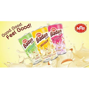 MTR Badam Drink with Four different flavors- Almond, Cardamom, Rose and ...