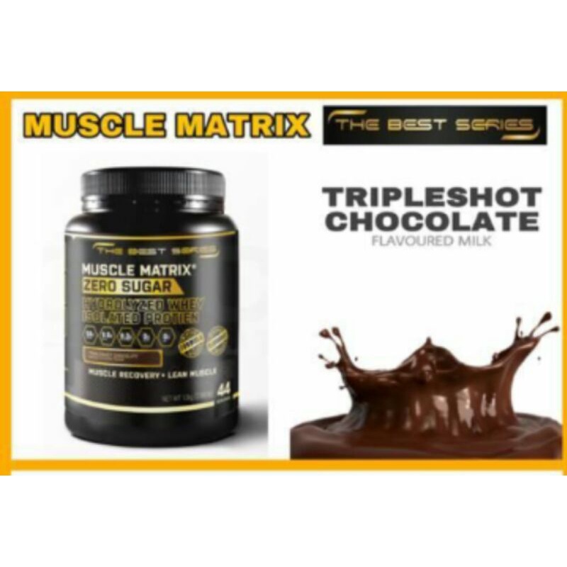 MUSCLE MATRIX ( zero sugar ) WHEY LIMITED EDITION | Shopee Malaysia