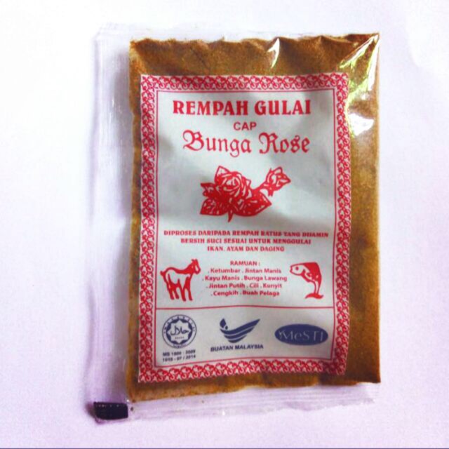 Rempah Gulai Cap Bunga Rose Kecil | Shopee Malaysia