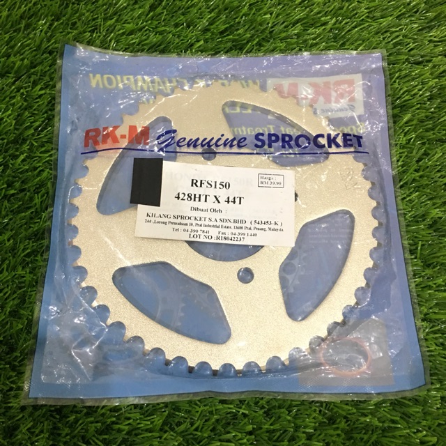 RKM Rear Sprocket Beneli RFS150 428H // SUZUKI TXR150 REAR SPROCKET ...