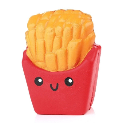 Jumbo Squishy French Fries Slow Rising Collection Decoration Toy (RED ...