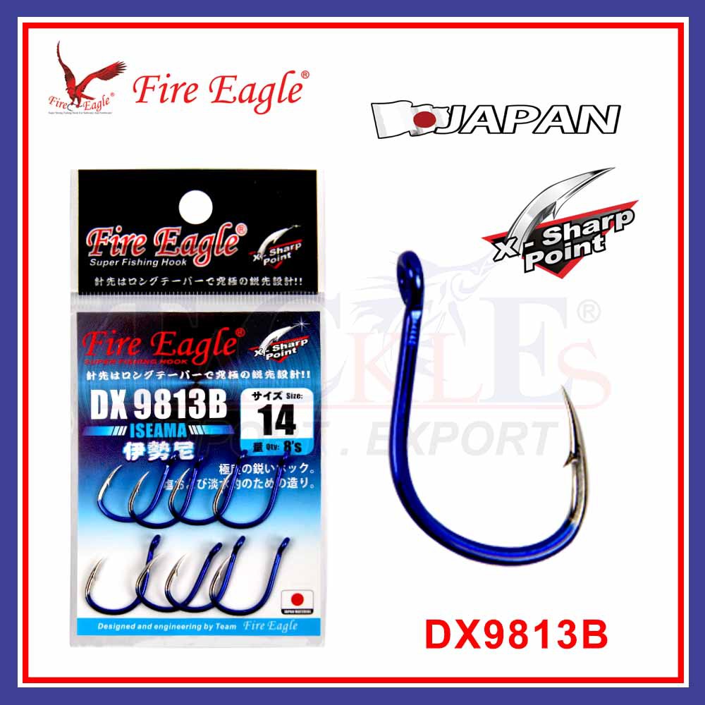 Fire Eagle Iseama Hook DX 9813B X-Sharp Point Matakail Pancing [ Made in Japan ] | Shopee Malaysia