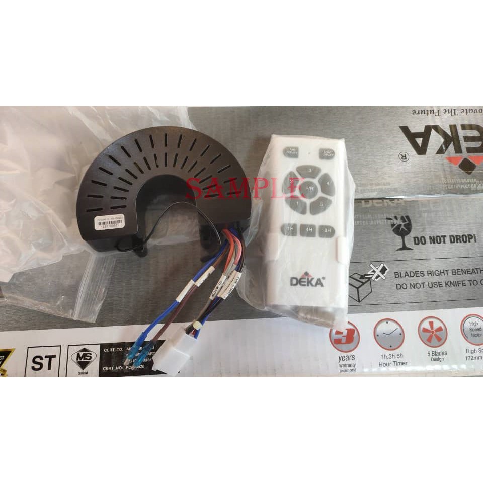 DEKA CEILING FAN RECEIVER WITH REMOTE CONTROL [FOR DIFFERENT MODEL] 100 ...