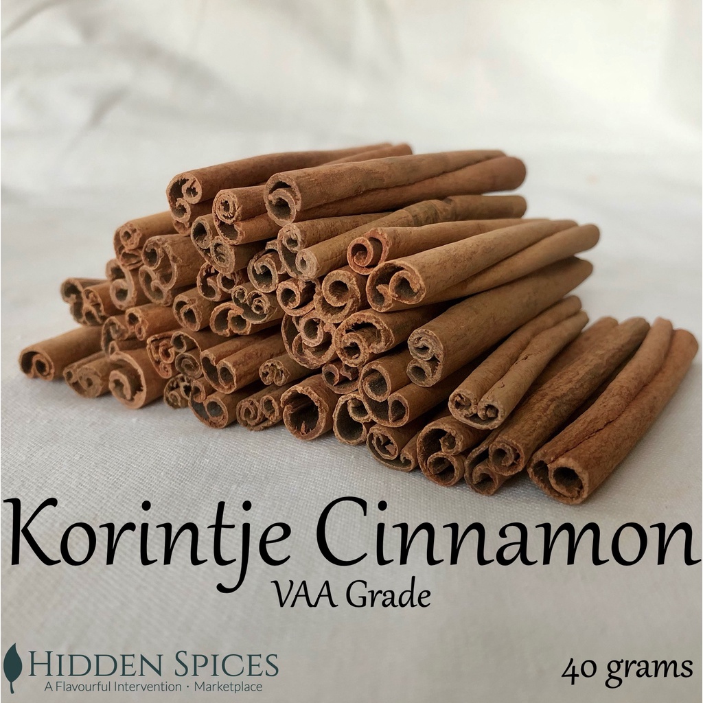 Indonesian Korintje Cassia Cinnamon (Whole VAA Grade - 40g) | Shopee ...