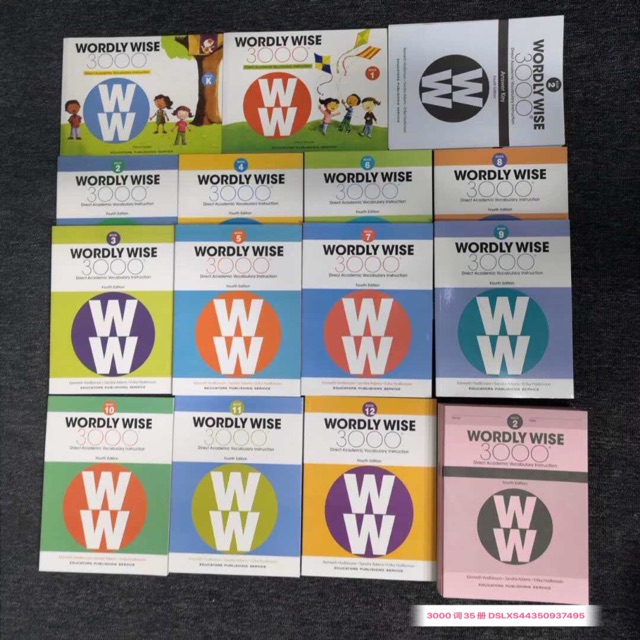 💖FREE PENINSULAR SHIPPING 💖 🌈MOST COMPLETE SET Wordly Wise 3000 Fourth ...