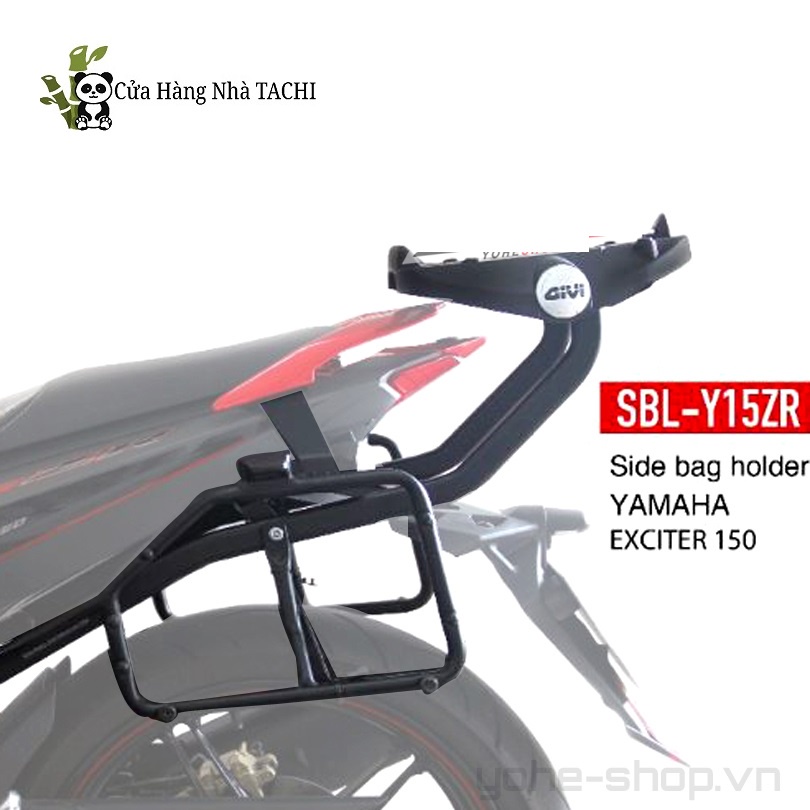 Genuine Givi Side Bag for Exciter 150 - SBL Y15ZR - Used to Mount Side ...