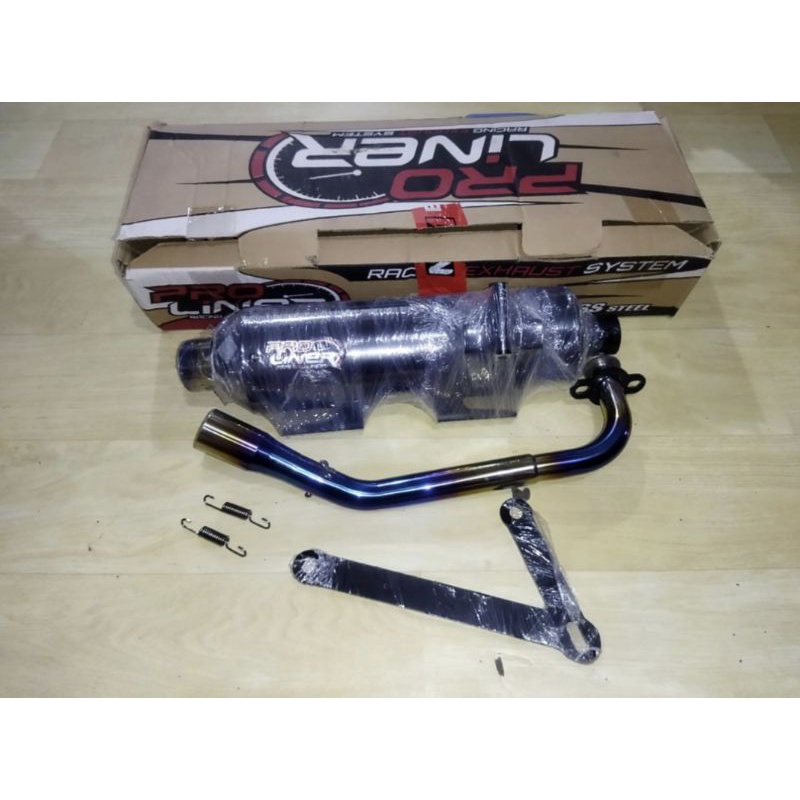 Pro Liner Exhaust Full Ego Avantiz ( Pipe Stainless with blue colour ...