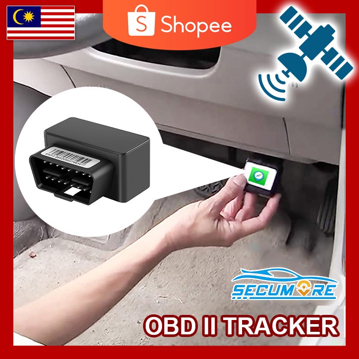 SECUMORE OBD2 GPS Tracker Tracking Device GPRS GSM Locator Location Checking Via OBD II Port ...