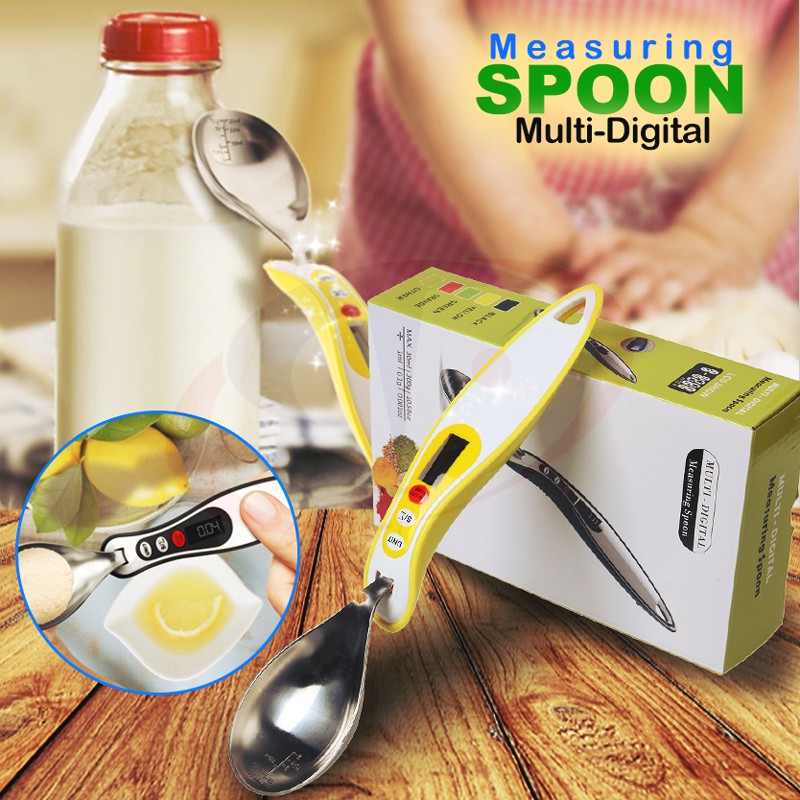 Multi-Digital Measuring Spoon ( Green, Black, Yellow ) | Shopee Malaysia