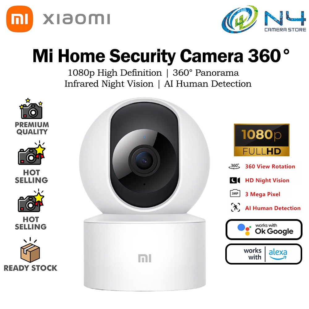 Xiaomi Mijia 360 IP Camera Mi Home CCTV Security Wifi Cam 1080p FullHD ...