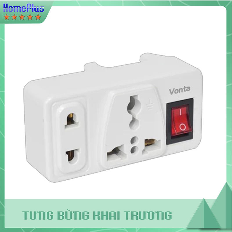 Vonta Double Convertible Power Socket with Power Switch | Shopee Malaysia