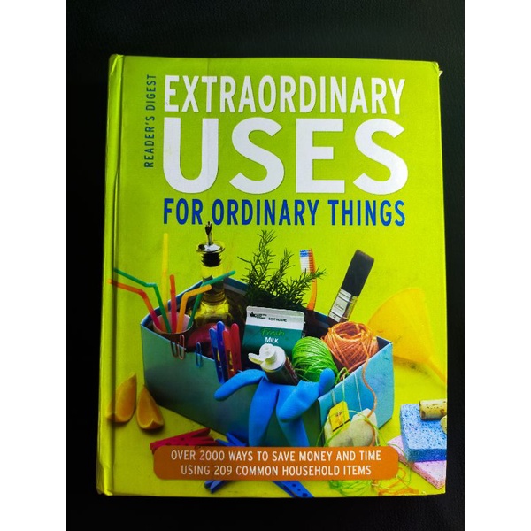Buku Bacaan Preloved "Extraordinary Uses for Ordinary Things" | Shopee ...