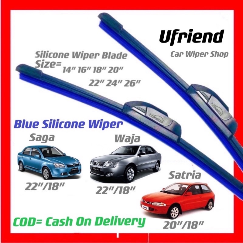 (1Pasang) Proton Wira Aeroback Waja Saga kancil Axia Viva Satria Neo Savvy putra Gen2 Hokaido ...