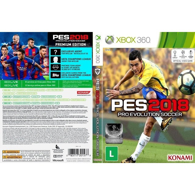 XBOX 360 Offline Collection PES 2018 (FOR MOD CONSOLE) | Shopee Malaysia