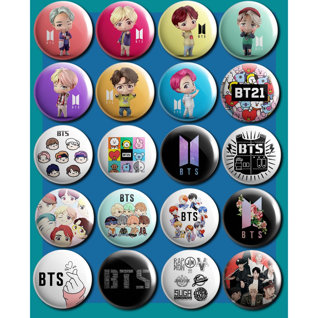 Button Badge B TS {No Minimum Order} | Shopee Malaysia