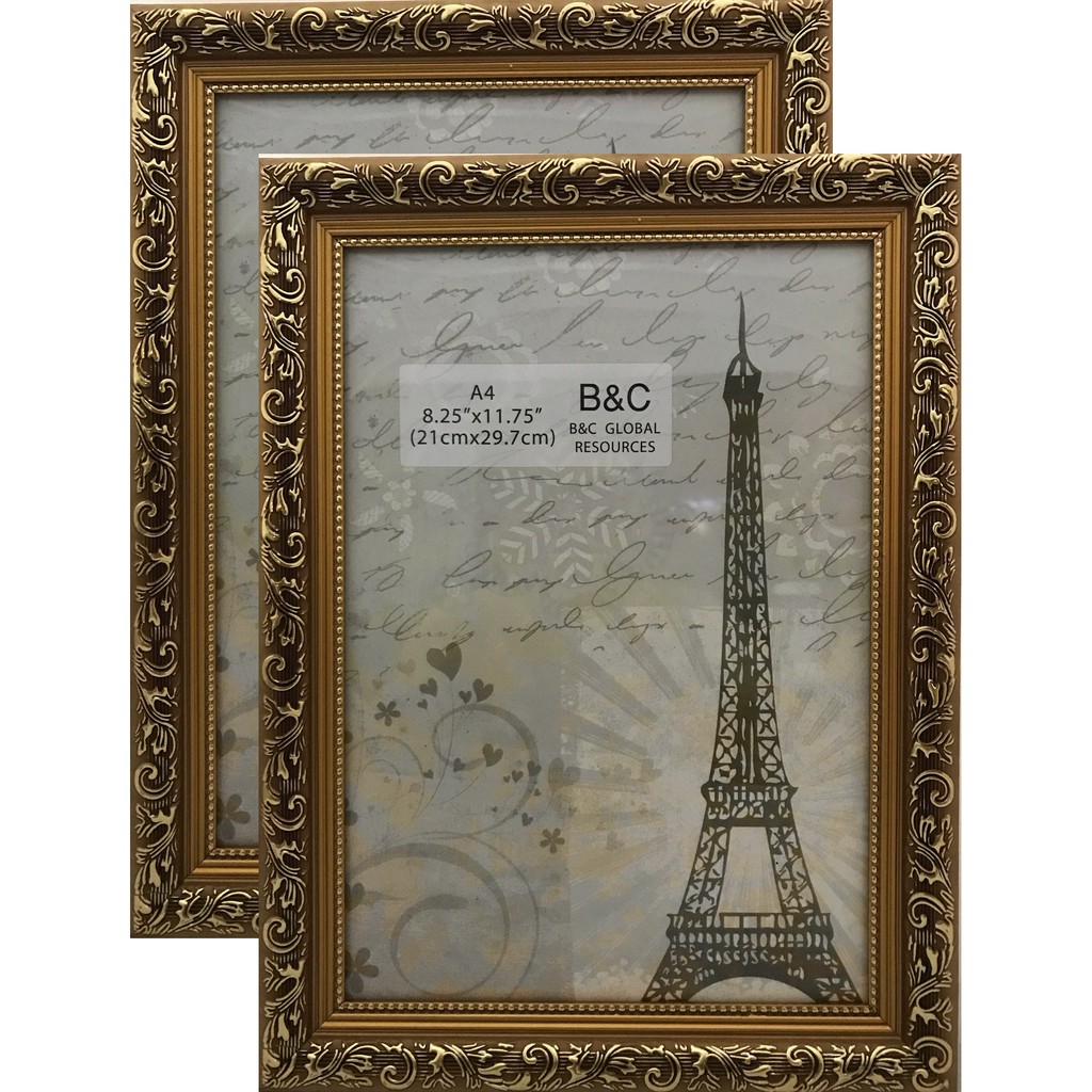 Photo Frame Size A4 - 2pcs ( 21cm x 29.7cm ) | Shopee Malaysia
