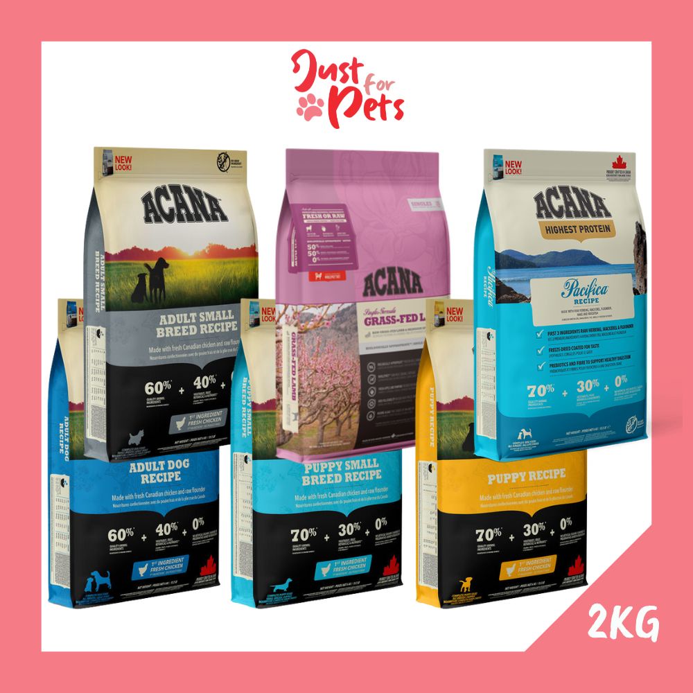 Acana 2kg Dry Dog Food (Adult/ Puppy/ Small Breed) Pacifica/ Grass-Fed ...
