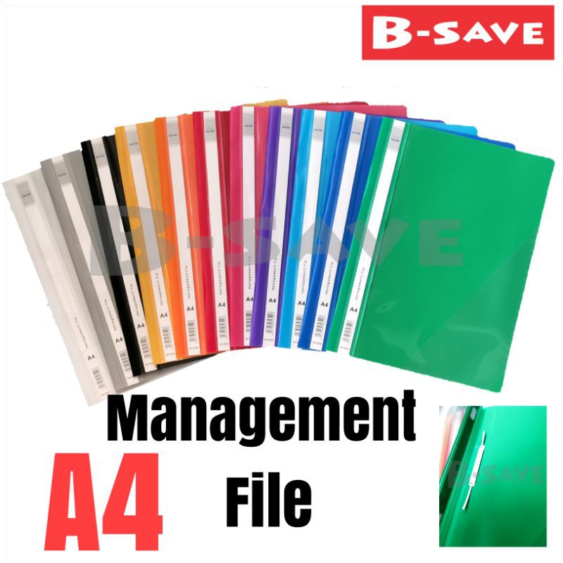 A4 Management File / Two Hole Document File | Shopee Malaysia