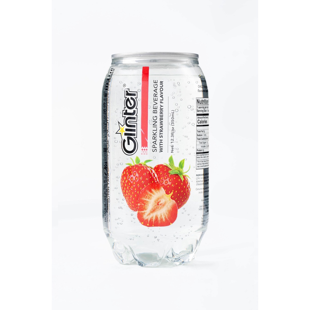 HALAL Glinter Mild Sparkling Water / Carbonated Soft Drinks - 10 Fruits ...