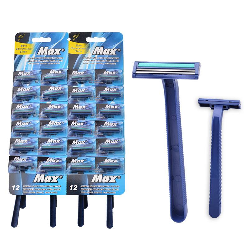 Borong Disposable Razor Shaving Pisau Cukur Lelaki Twin Blade 一次性胡须刀 ...