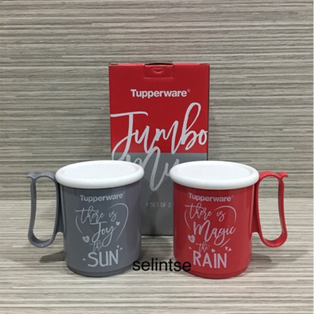 Tupperware jumbo mug(2) | Shopee Malaysia