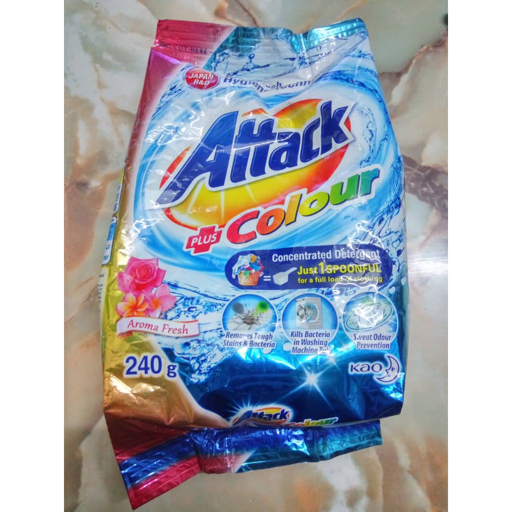 【Ready Stock】KAO Attack Ultra Power Powder 洗衣粉 (800g & 240g) | Shopee Malaysia