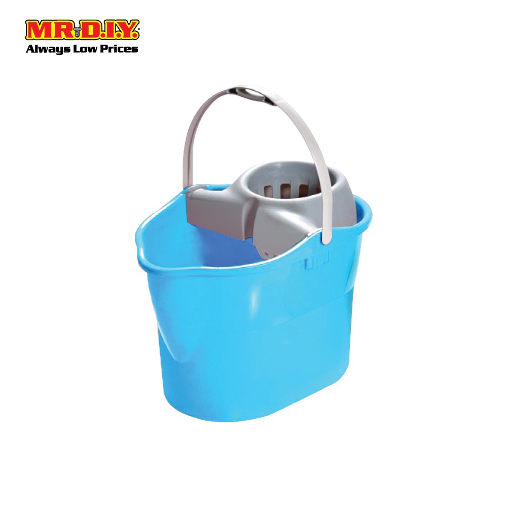 LAVA Plastic Mopping Pail Strainer with Wheels (17.5L) | Shopee Malaysia