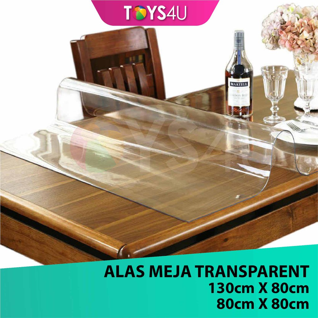 Alas meja Lutsinar Transparent Table Cloth Tebal Thick 2mm | Shopee ...