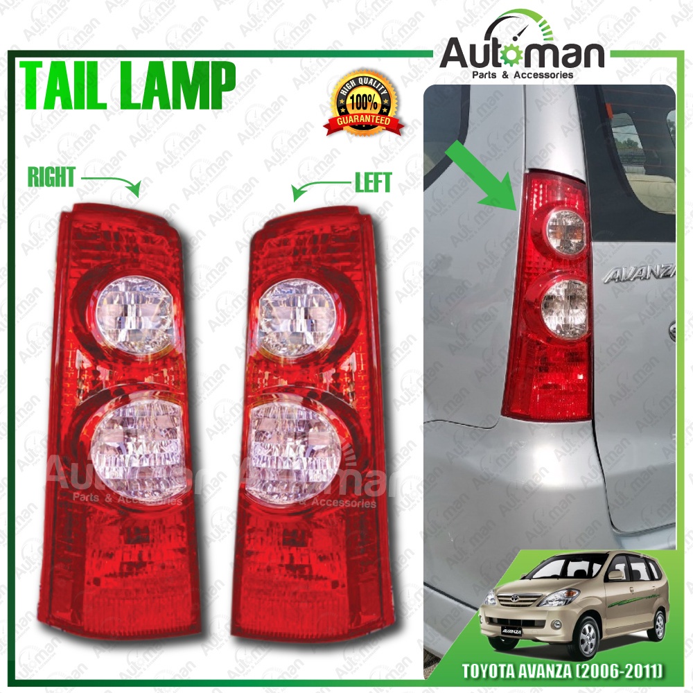Toyota Avanza 2006 - 2011 Rear Taillight Taillamp Tail Lamp Left ...