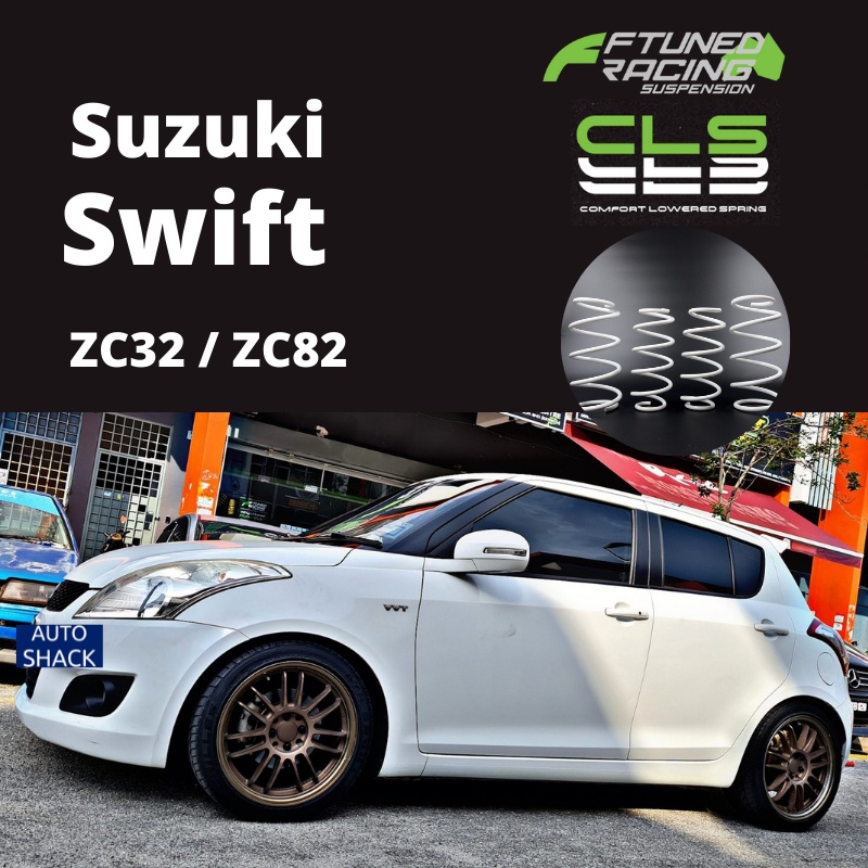 Suzuki Swift ZC32 ZC21 ZC32/ZC82 F Tuned CLS Series Comfort Lowering Spring Suspension - FTuned ...