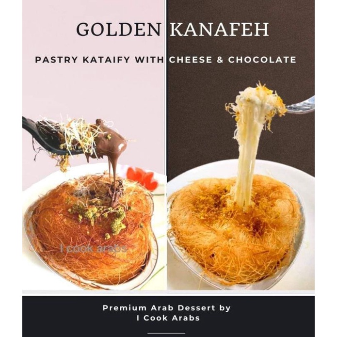 💚 Golden Kunafa / Kanafeh Cheese / Chocolate By I Cook Arabs | Shopee ...