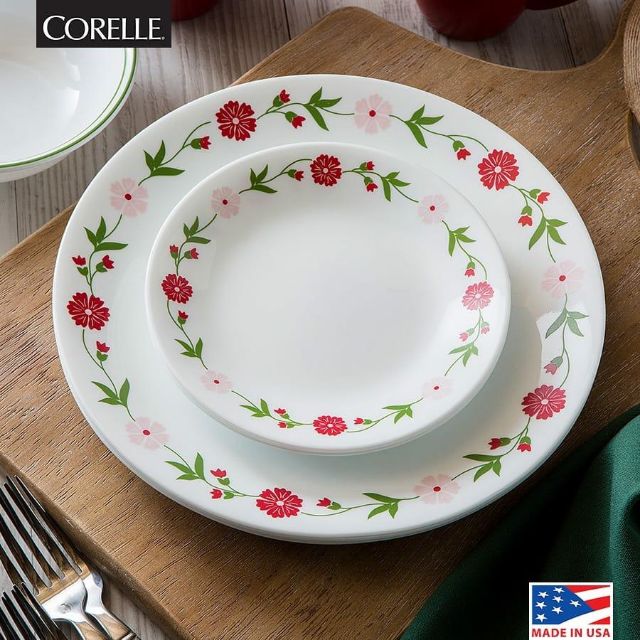Corelle Spring Pink 16 pcs | Shopee Malaysia