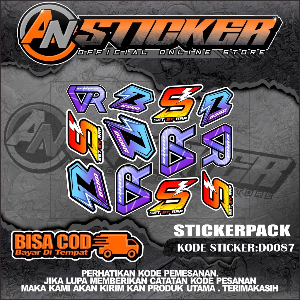 Stickerpack SET BY RAP,SPECIAL SEAT,RCB (BONUS Lamination) | Shopee ...